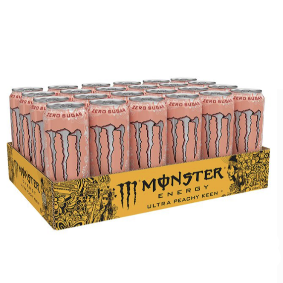 MONSTER ENERGY ULTRA PEACHY 16OZ 24PK 1CT – US 1 WHOLESALE
