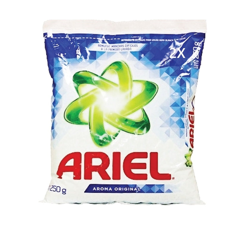 DETERGENT ARIEL POWDER DETERGENT 250 GM 2X POWER 1CT – US 1 WHOLESALE